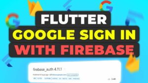 Flutter Google Sign-In with Firebase - Google Auth using Flutter & Firebase Authentication ...