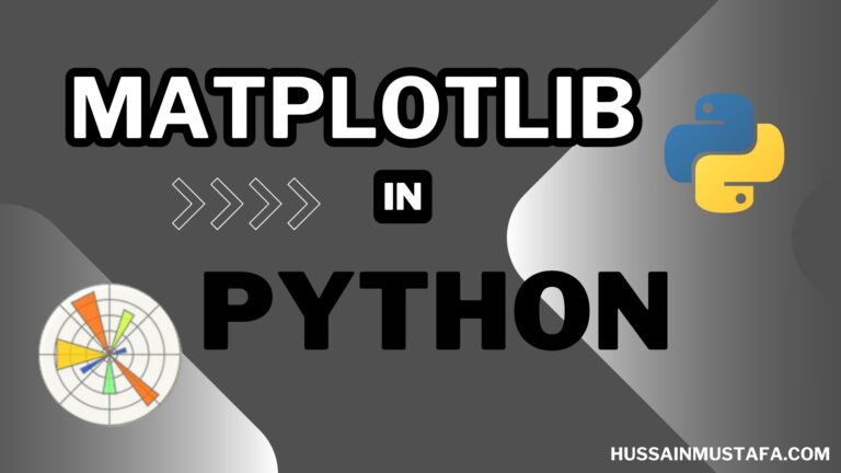 Using Matplotlib In Python A Quick Guide With Examples Hussain Mustafa